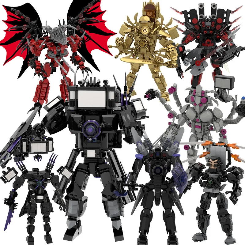 Skibidi-Building-Block-Horror-Game-Speakerman-Camara-Cartoon-Doll ...