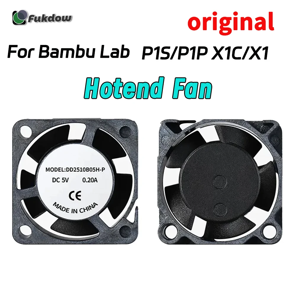 Oiriginal-Cooling-Fan-For-Bambu-Lab-P1s-X1-5V-15500-Rpm-min-2510-Fan ...