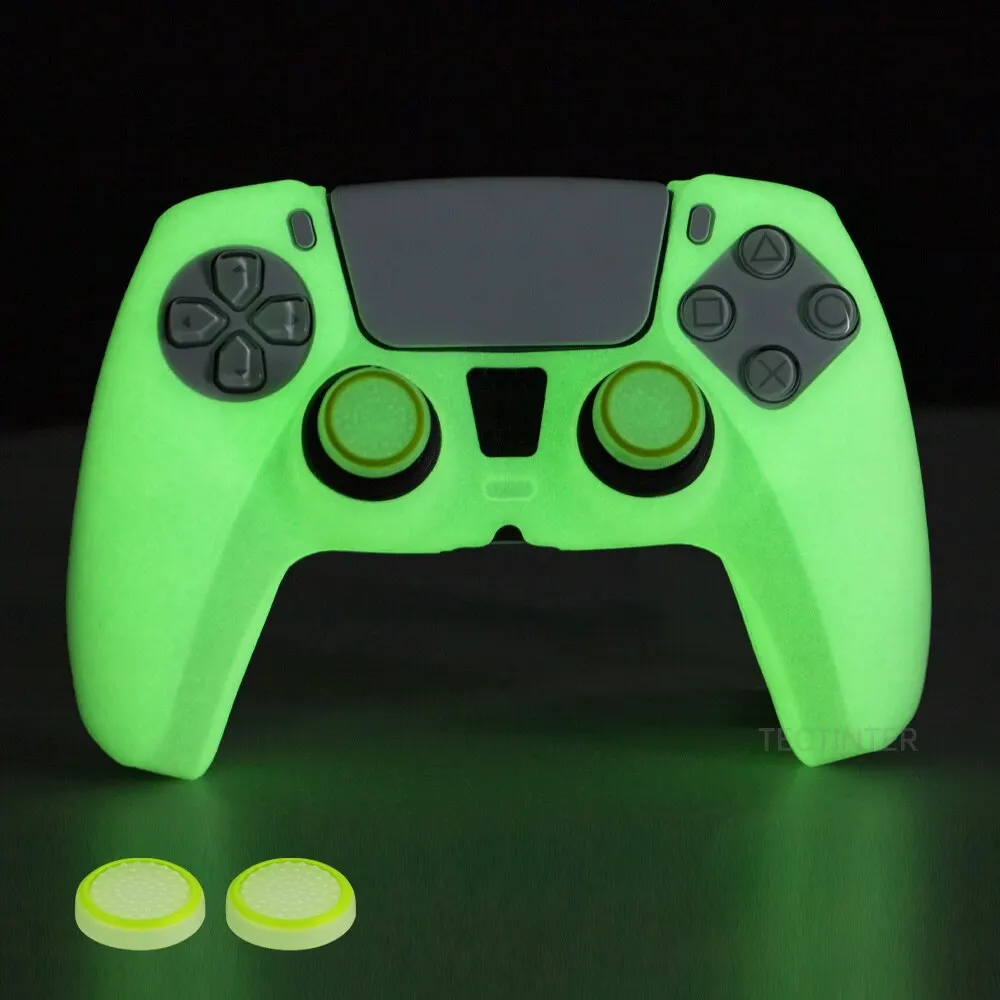 Glowing-Silicone-Cover-For-PS5-Controller-Rubber-Case-Shell-For-PS5 ...