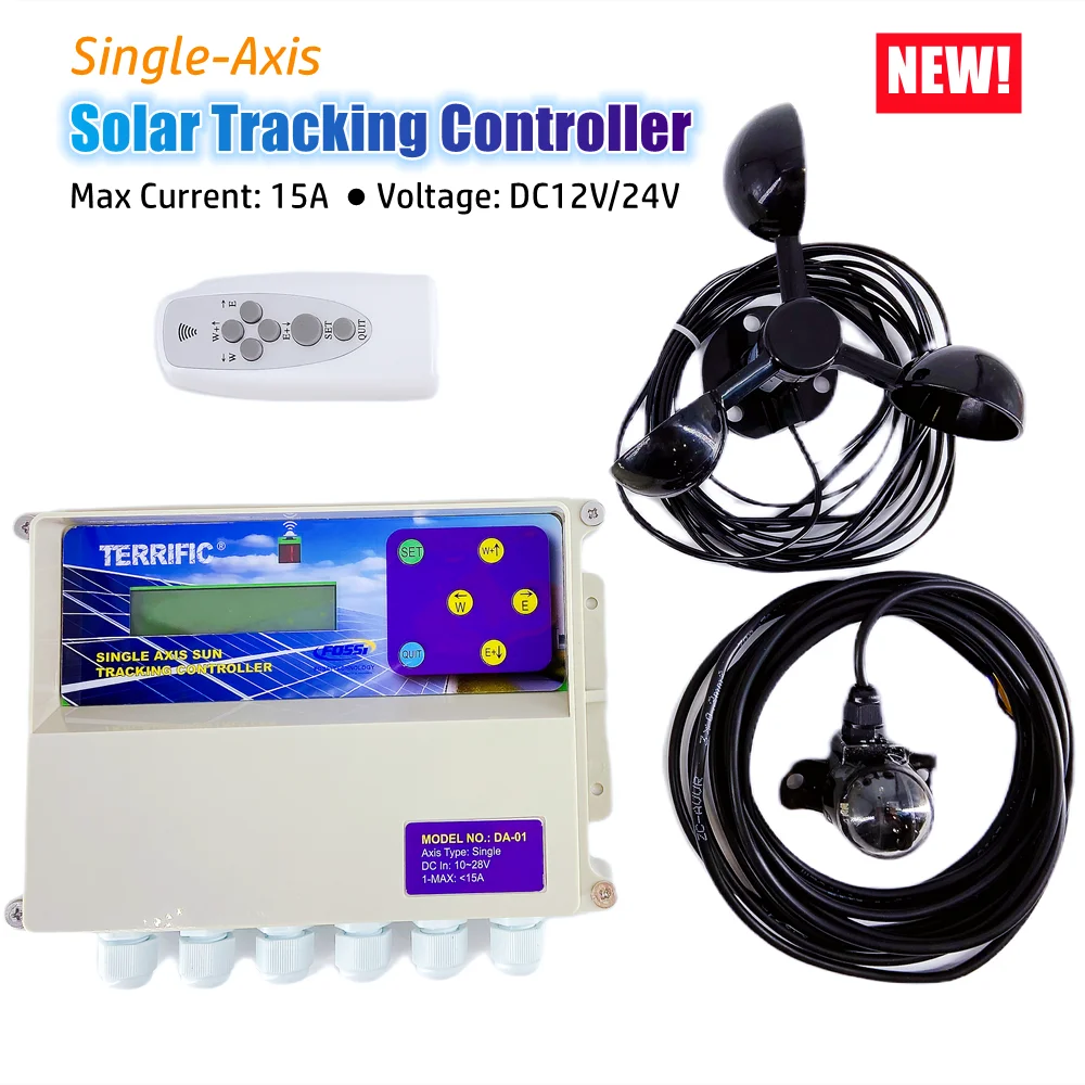 New-Single-Shaft-Solar-Automatic-Tracking-Controller-15A-Sunshine ...