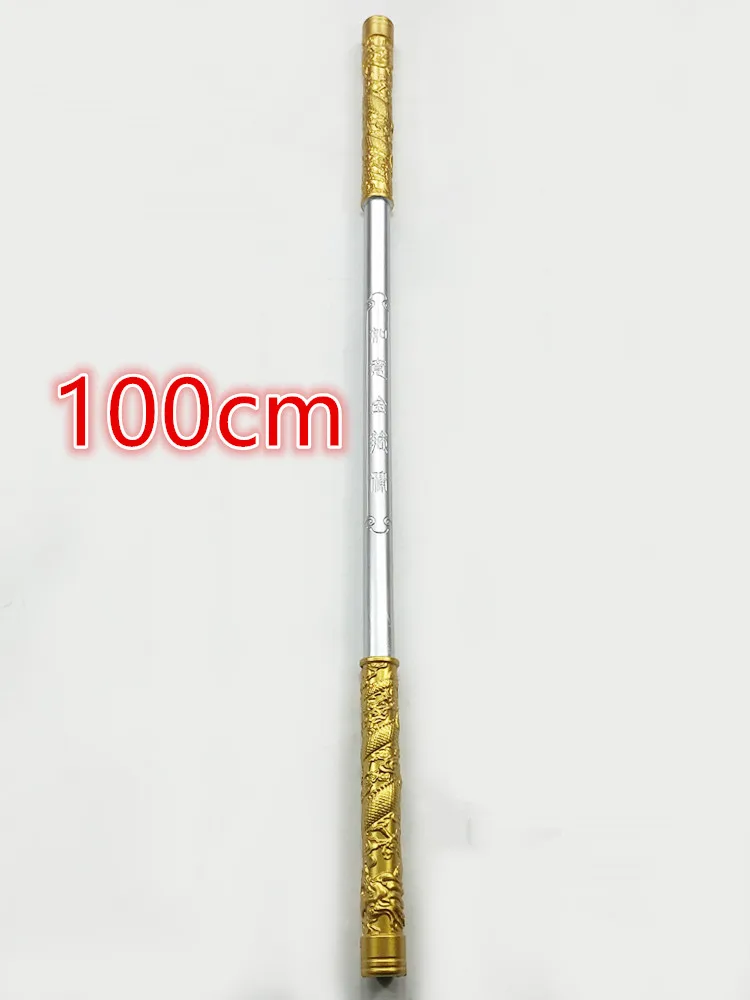 Cosplay Sun WuKong Golden Cudgel Rod Weapon Wushu Sticks Kungfu Props 1:1 Outdoor Game Safety PU ...
