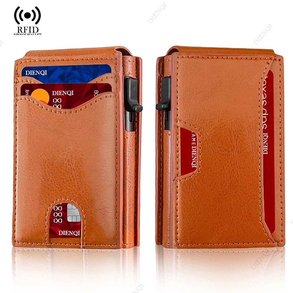 Rfid Credit Card Holder Mens Wallets Luxury Brand Bank Cardholder ...