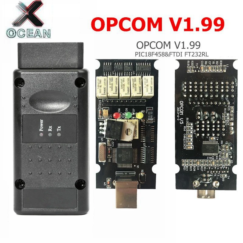 V1-99-OPCOM-for-opel-OP-COM-interface-with-PIC18F458-FTDI-FT232RL-OP ...