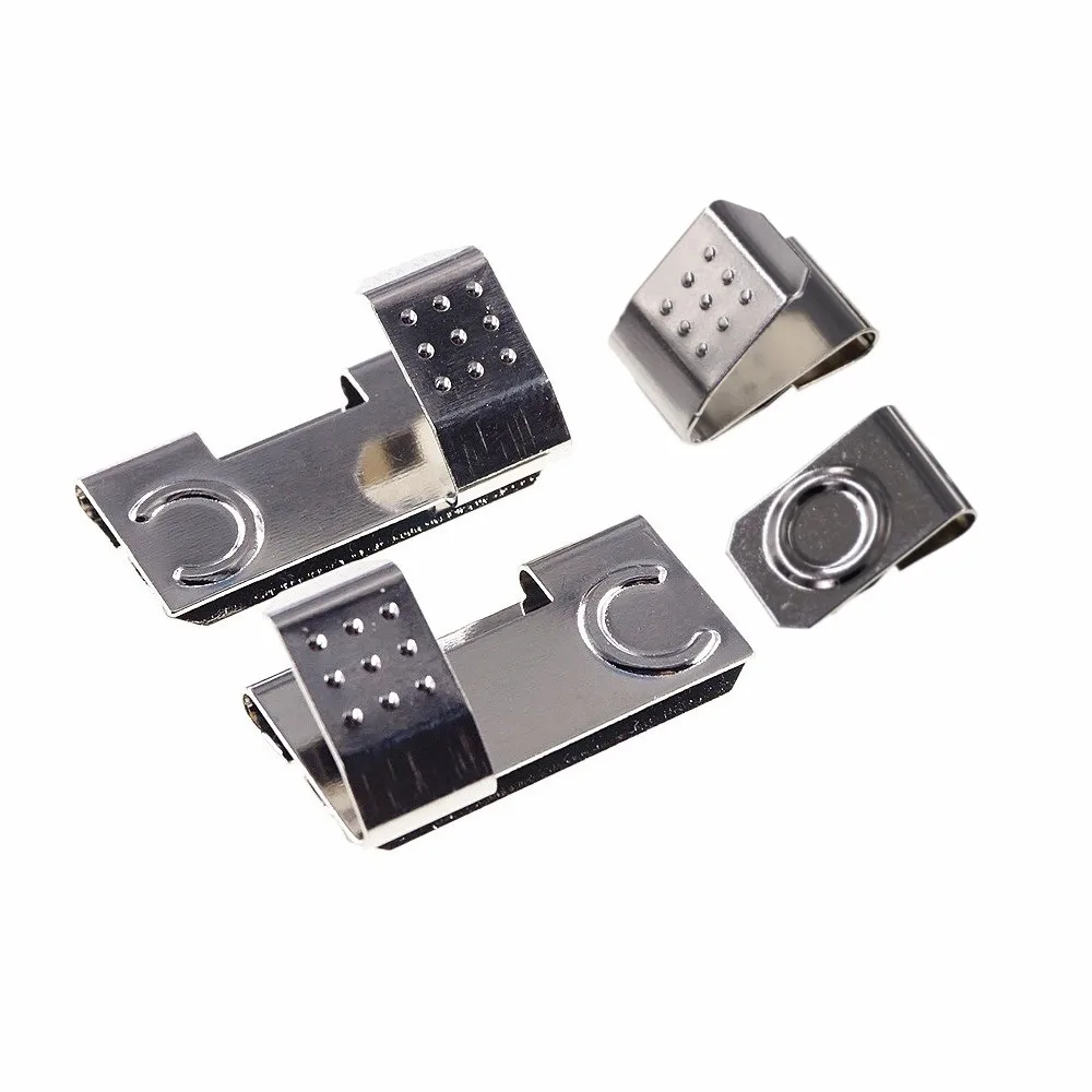 10-100-Pairs-Battery-Clip-A-AA-CR2-CR123A-18650-Spring-Steel-Nickel ...