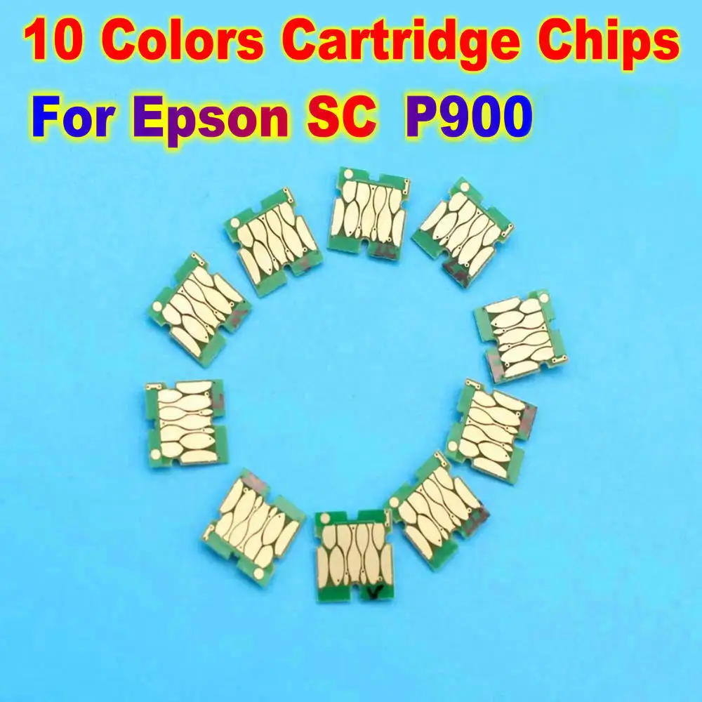 10-Colors-T47A1-T47AD-Ink-Cartridge-Chip-P900-Chips-for-Epson-SureColor ...