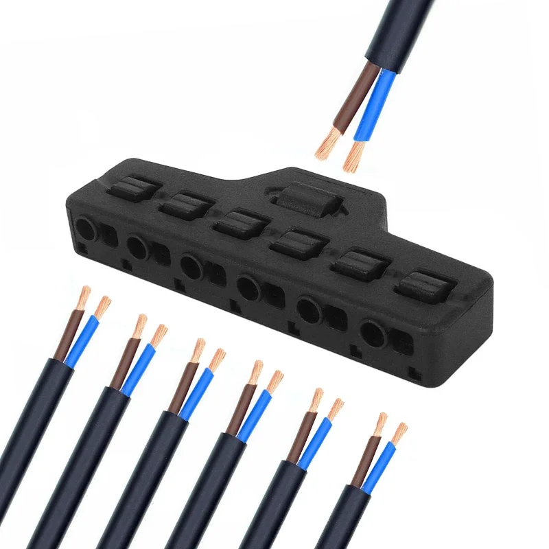 6-Ports-Out-Line-Splitter-Quick-Connect-Low-Voltage-Wire-Splitter ...