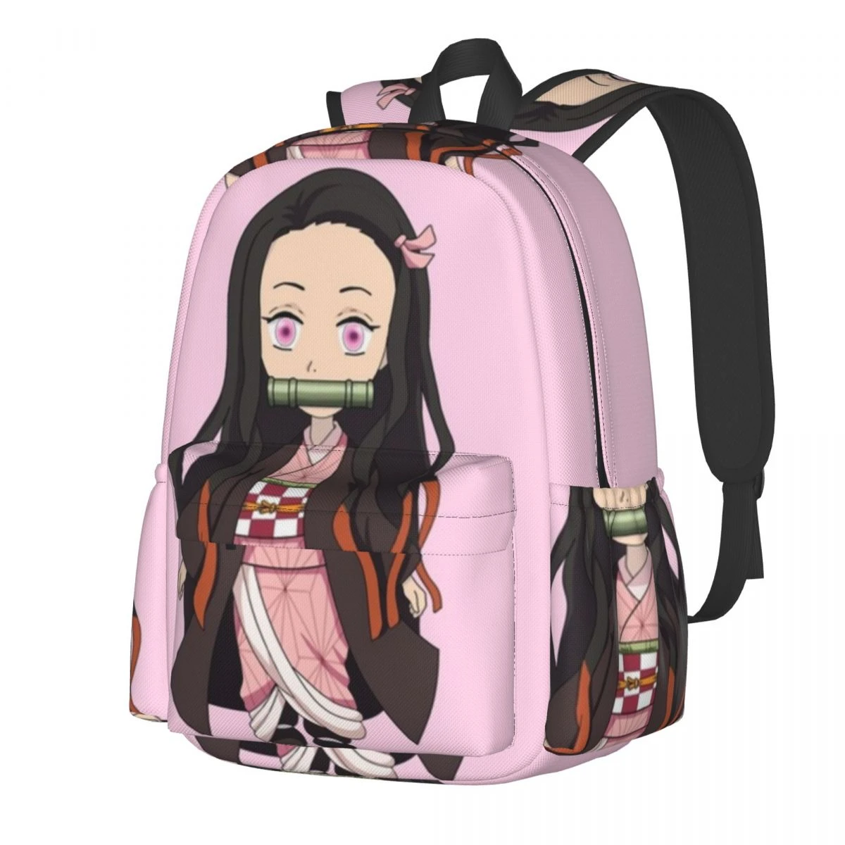 Demon Slayer Nezuko Backpacks For Men Anime School Bag For Teenager ...