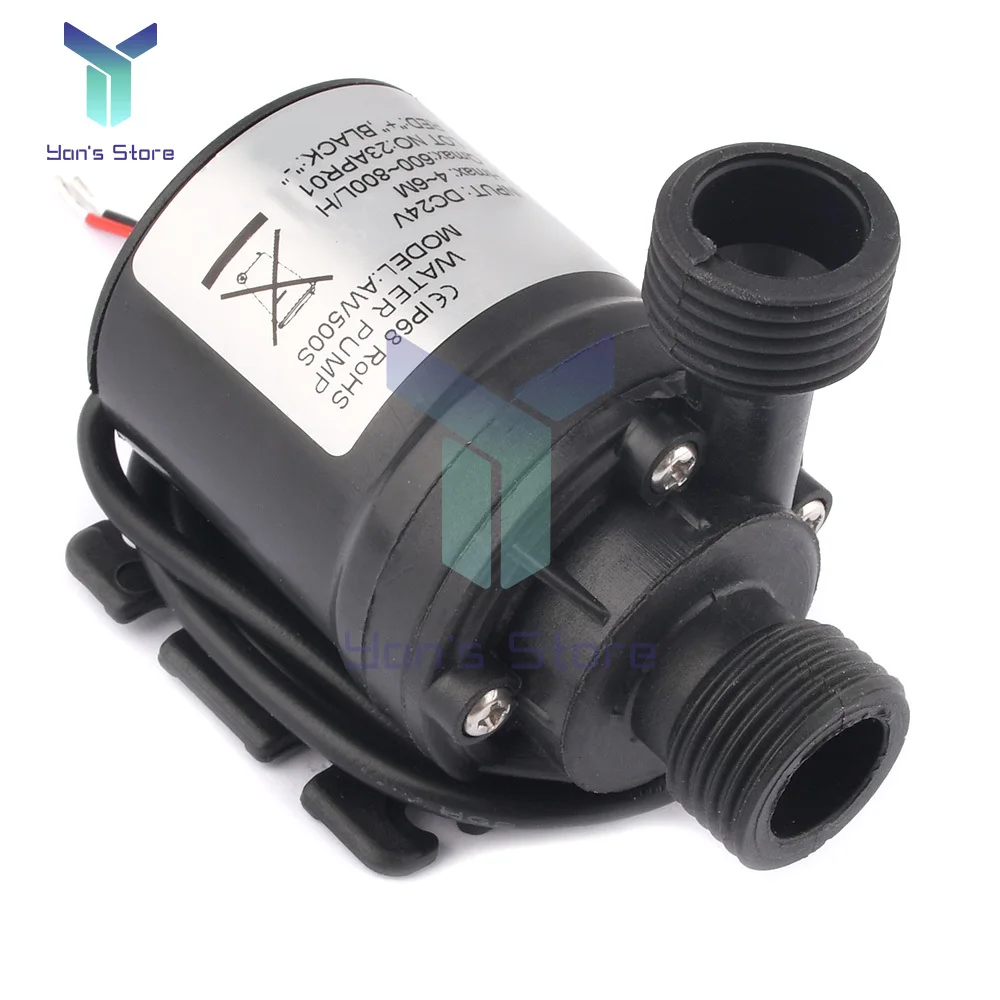 1PC-DC12-24V-Water-Pumps-Lift-600-800L-H-Solar-Motor-Water-Circulation ...