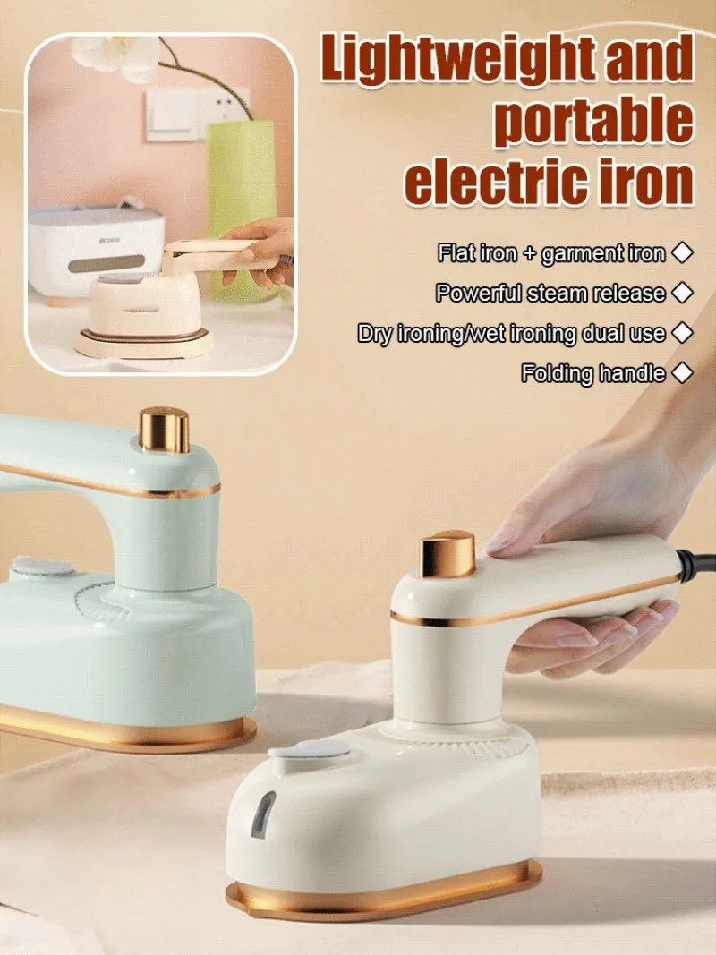 Mini-handheld-hanging-iron-Lightweight-portable-household-small-wet-and ...
