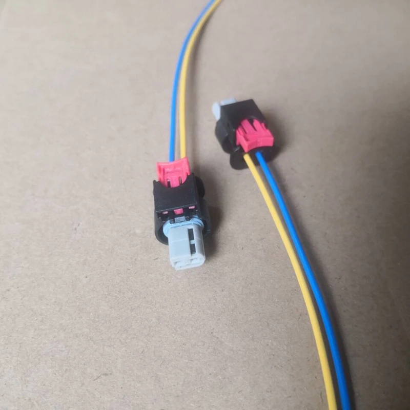 2-Pin-Way-Automotive-Connector-Plug-With-Wire-Harness-Cable-For-Tesla ...