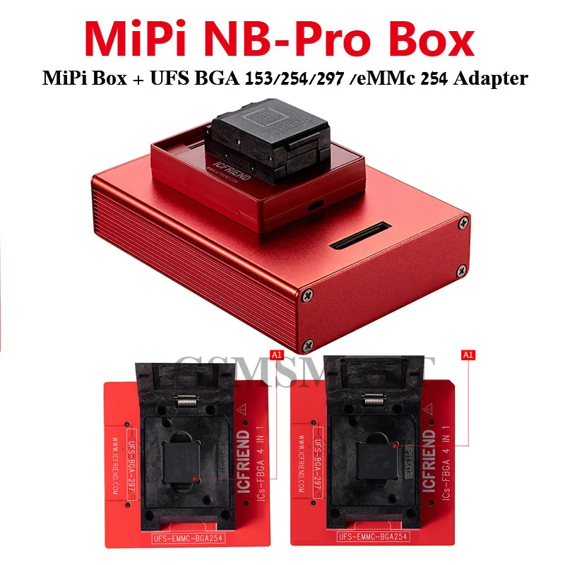 ICFRIEND mipi nb pro box + UFS BGA 153, UFS BGA -297, UFS BGA eMMC 254 ...