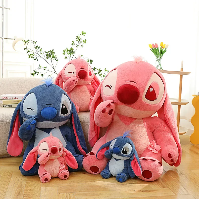 30-80cm-Disney-Plush-Toys-Lilo-Stitch-Sakura-Kawaii-Stuffed-Plushie ...