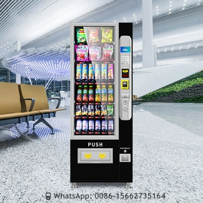 24-Hours-Self-service-Vender-Beer-Vending-Machine-Snacks-And-Drinks-Combo-Led-Light-Water ...