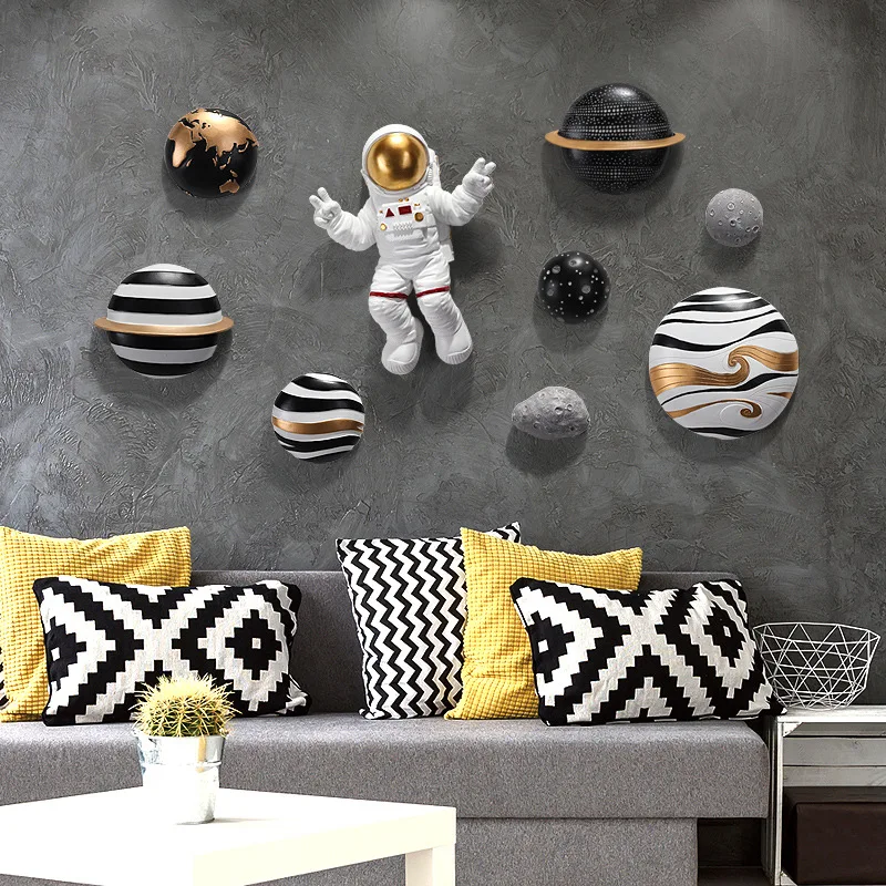 Room Deocr 3d Planets