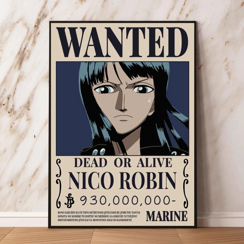 One Piece Wanted Posters Robin