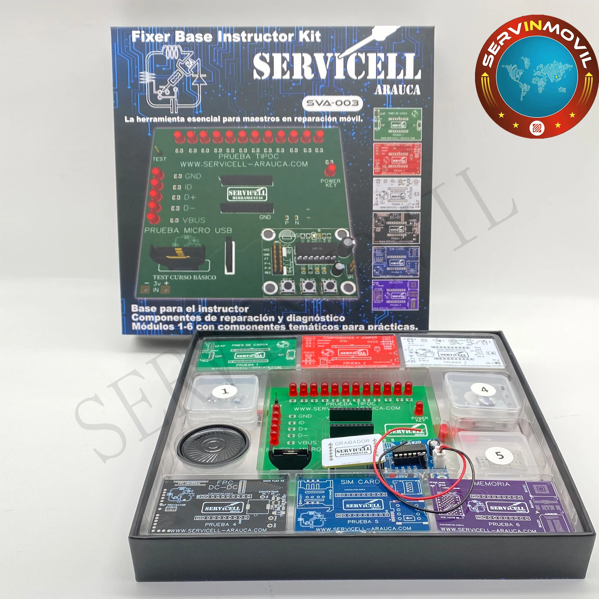 Servicell-arauca-SVA-003-FIXER-Base-Instructor-Kit-Mobile-Professional-Instructor-Phone-Repair ...