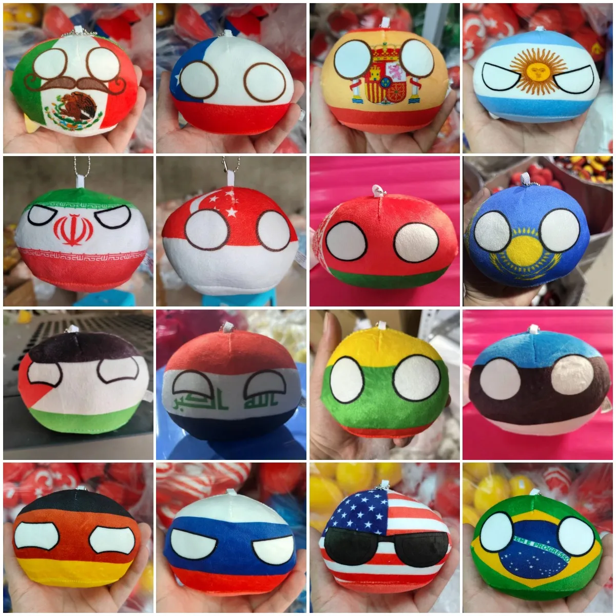 70-Styles-10cm-Country-Ball-Plush-Toys-Polandball-Pendant-Country-Balls ...