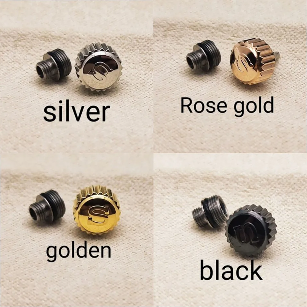High-Quality-7mm-Steel-Watch-Crown-for-Retrofit-Diving-Mechanical-Watch ...