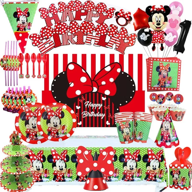 Red Minnie Mouse Party