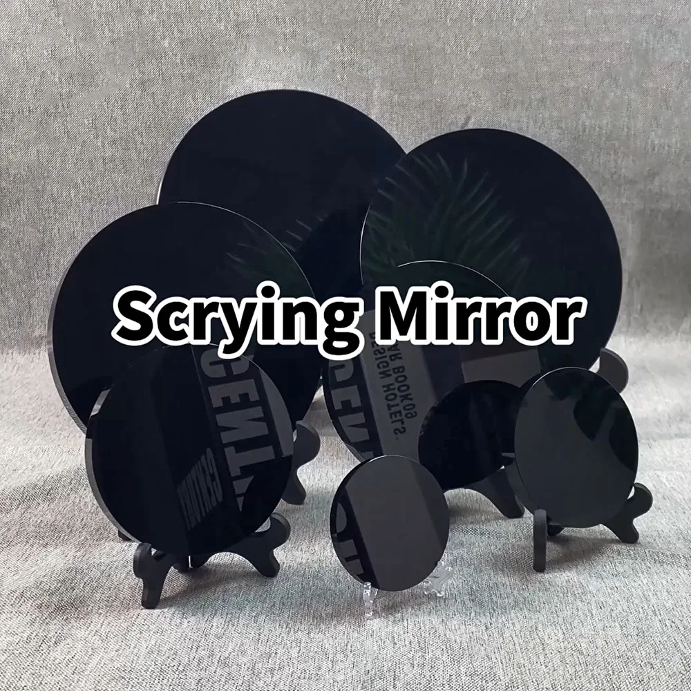 15cm-18cm-20cm-Polished-Obsidian-Scrying-Mirror-Smoking-Mirrors-with ...