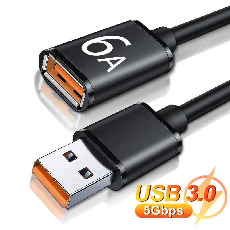 6A-Nylon-Braided-USB-3-0-Male-To-Female-High-Speed-Transmission-Data ...