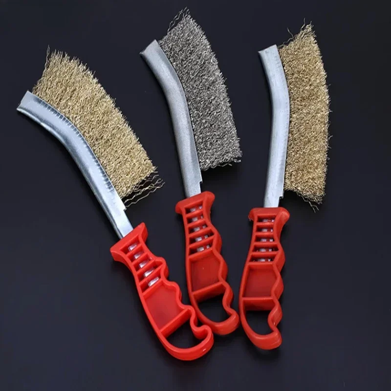 Multi-function-Tool-Wire-Brush-Copper-Plated-Stainless-Steel-Brush-1PCS ...