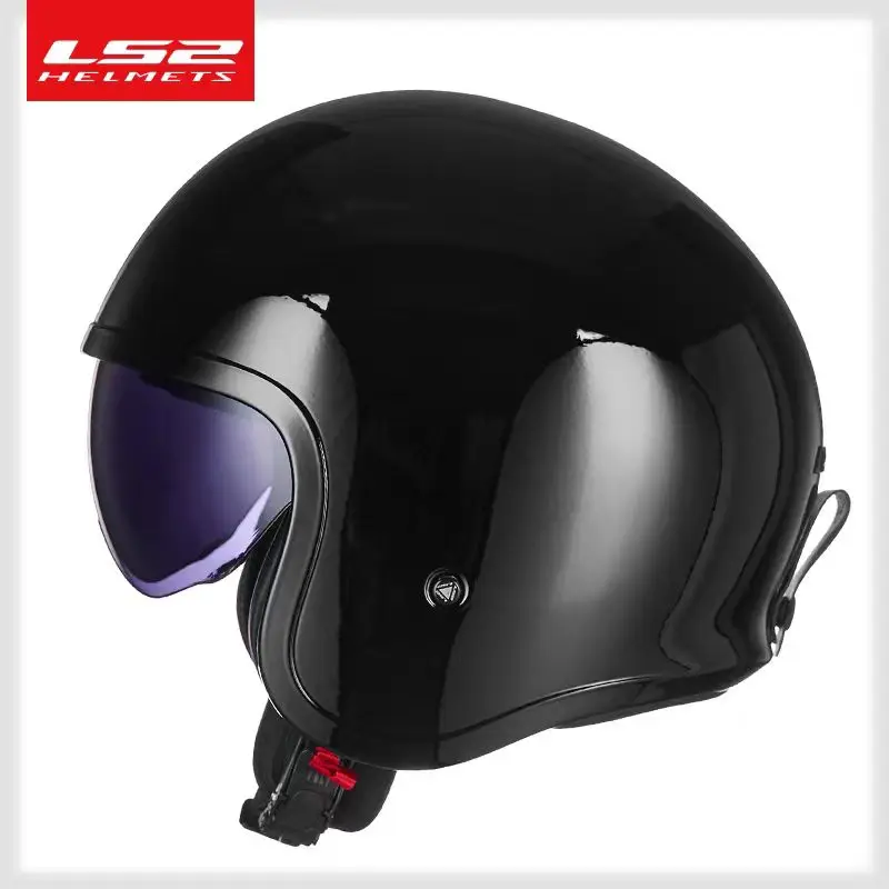 LS2-of599-Open-Face-3-4-Retro-Motorcycle-Helmet-Original-Vintage ...