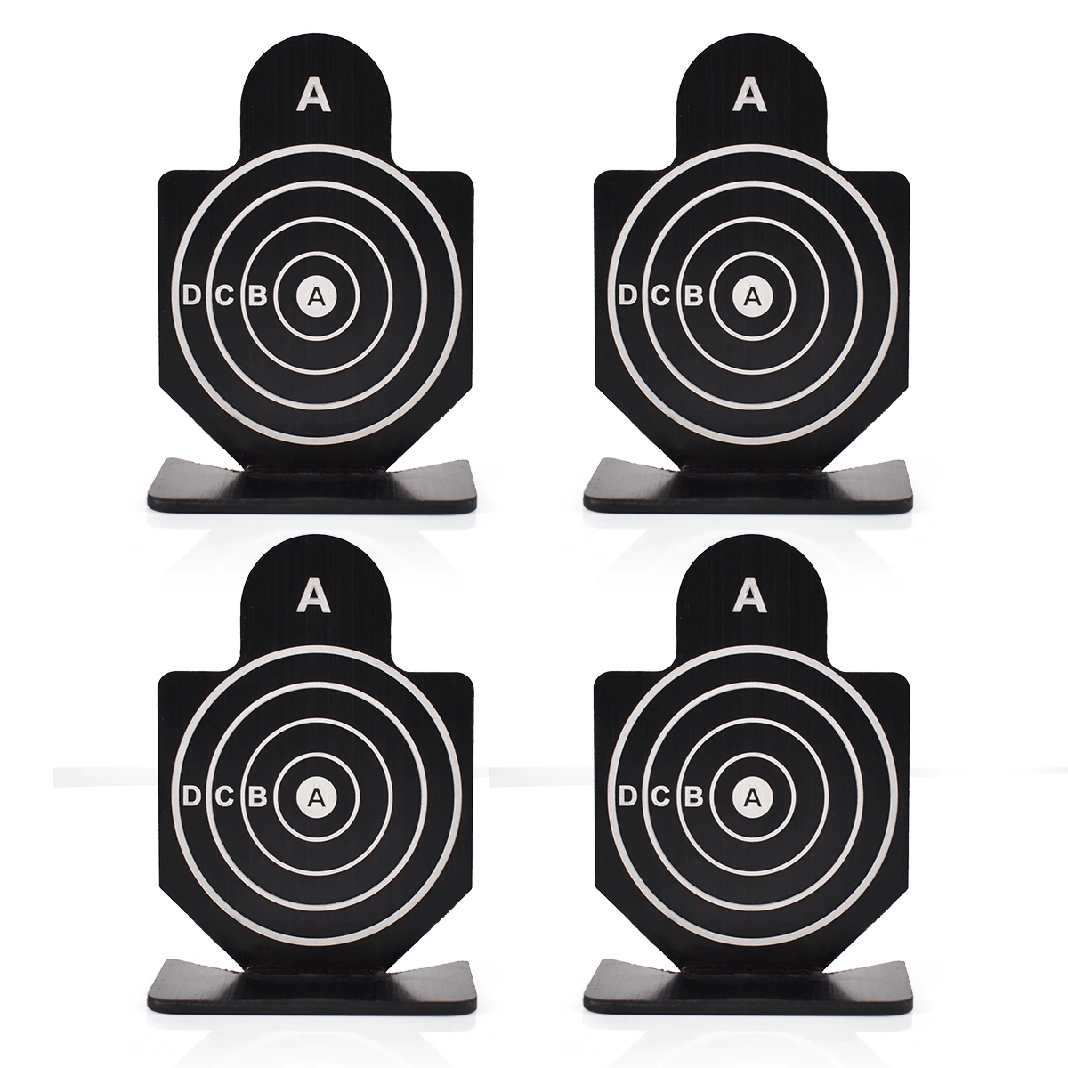 4pcs-High-quality-steel-Outdoor-moving-Cord-reset-Shooting-target-Human ...