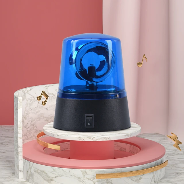 Rotating Police Lights Party