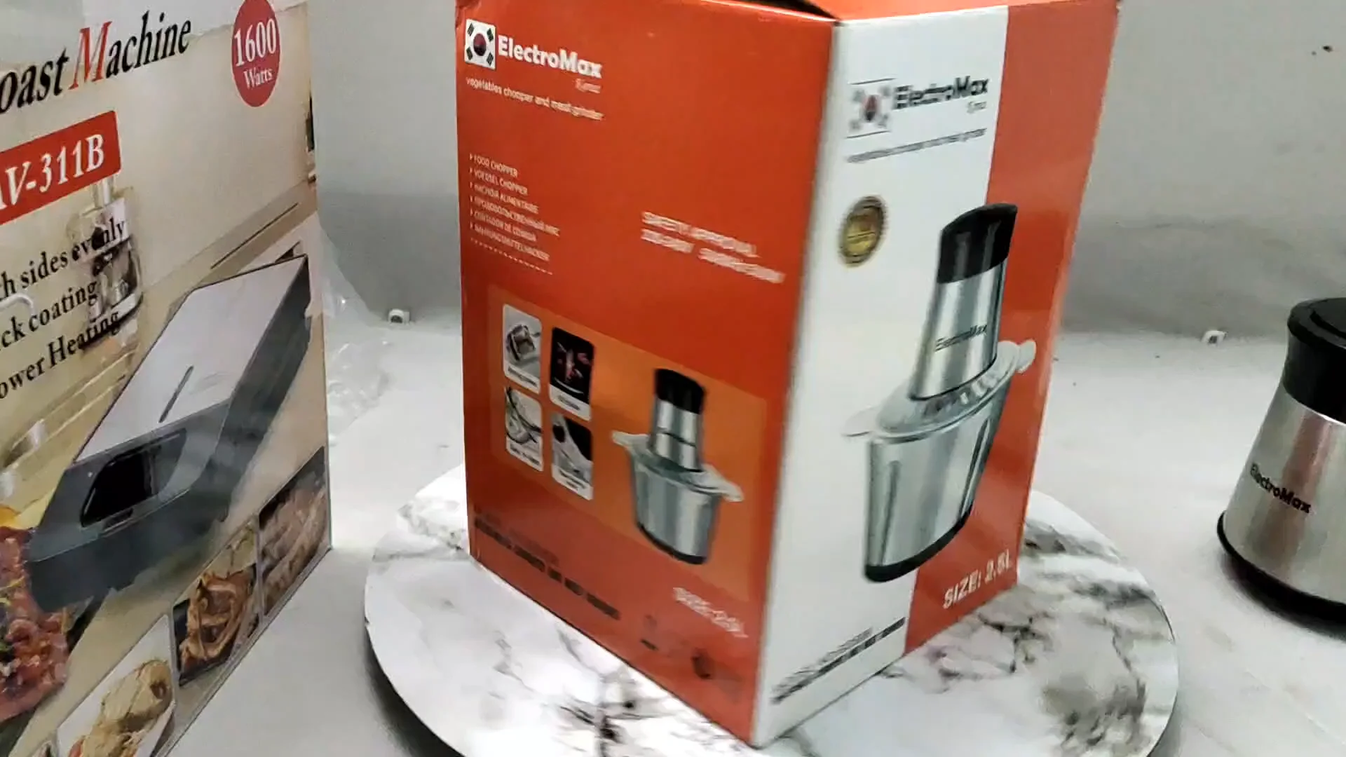 Electromax 3.5L Electric Chopper & Meat Grinder | Stainless Steel Bowl ...