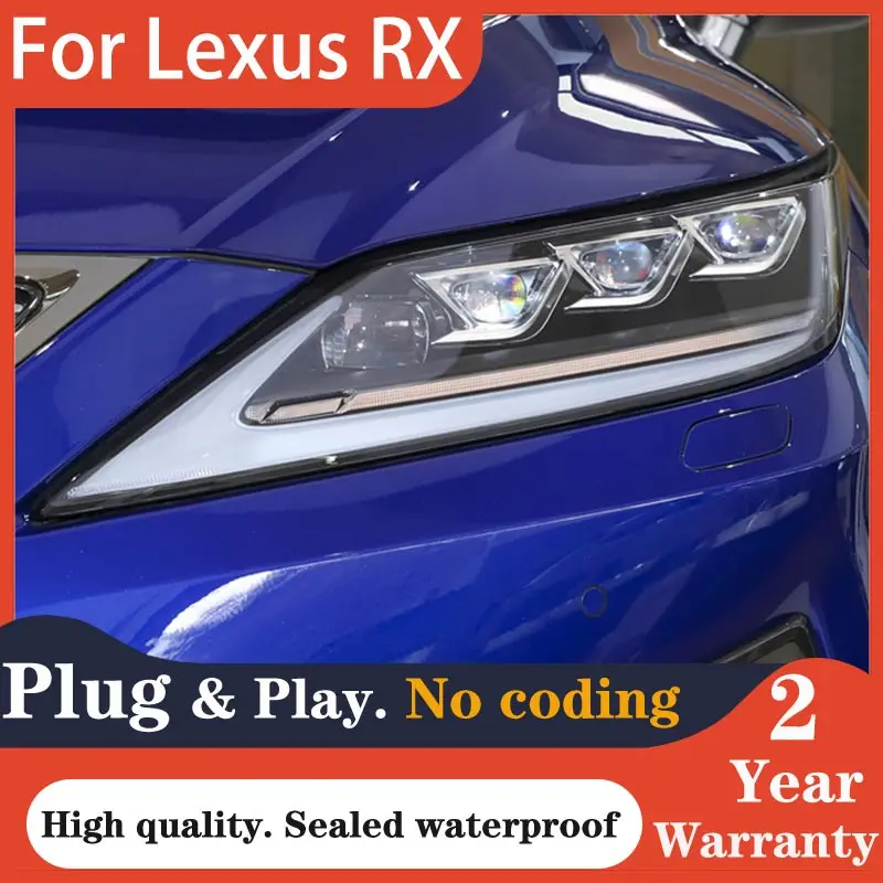 1-Pair-LED-Head-Light-Assembly-for-Lexus-RX-2020-2022-Plug-and-Play ...