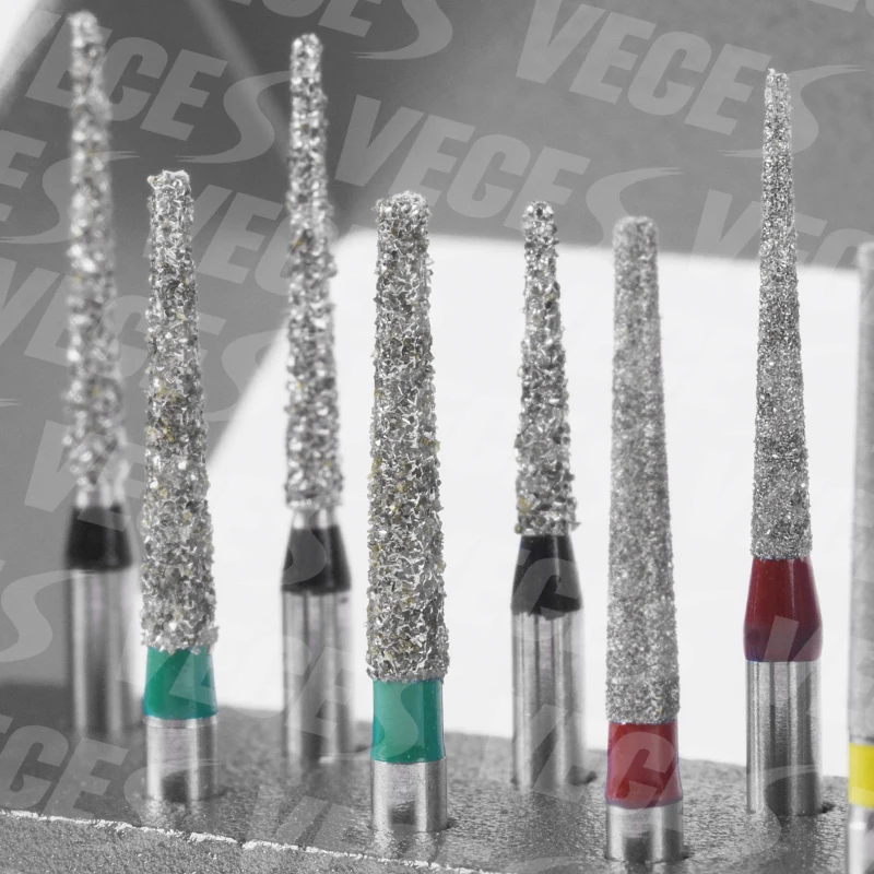 10-pz-set-frese-diamantate-dentali-serie-TF-per-punte-da-trapano-ad ...