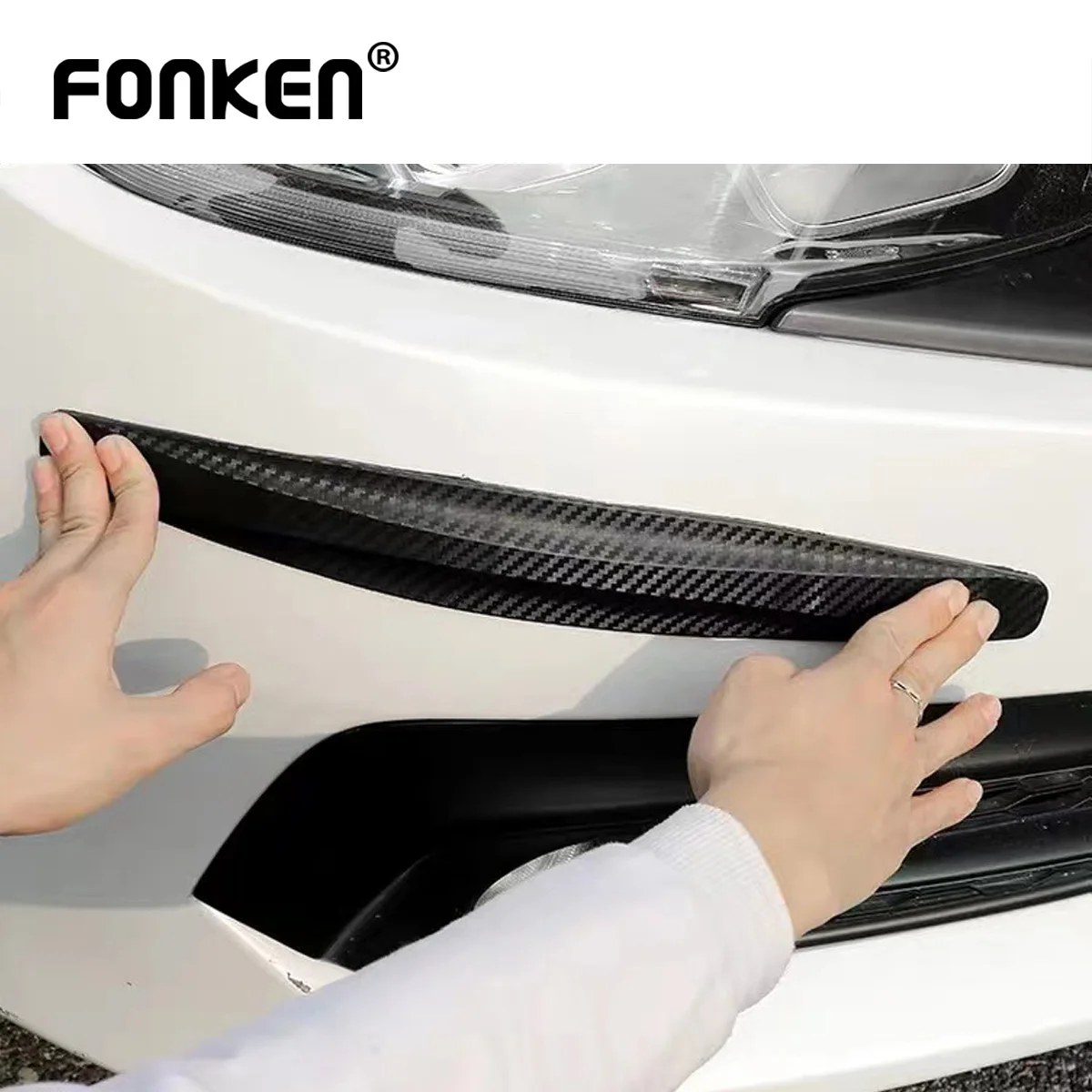 New-2pcs-Car-Bumper-Protector-Strip-Guard-Corner-Protection-Strips ...