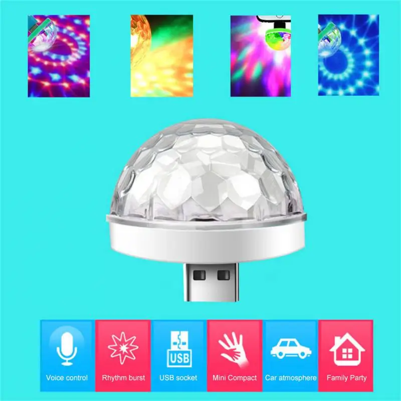 1-2-3PCS-Mini-LED-USB-Car-Auto-DJ-RGB-Ambient-Light-Colorful-Music ...