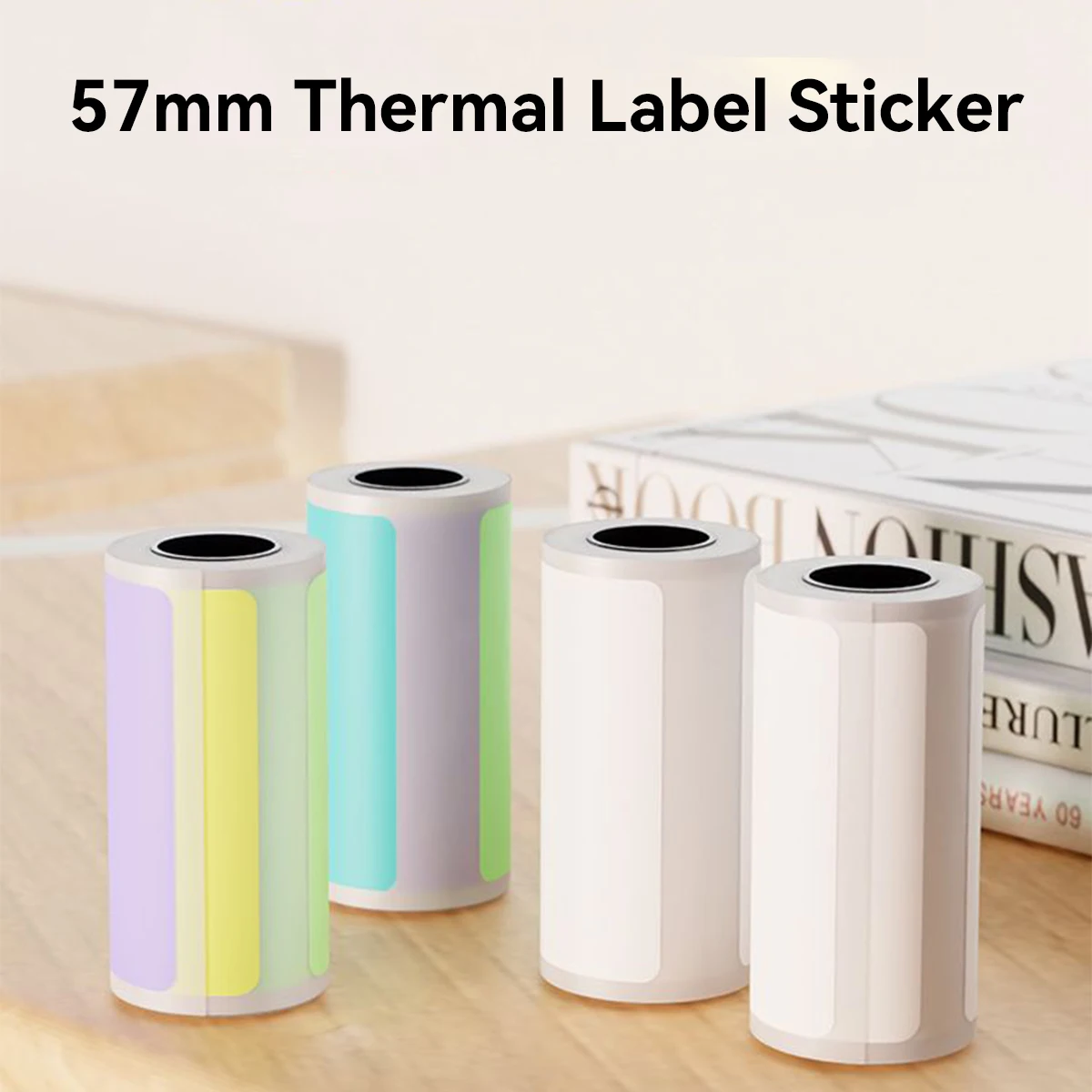 57MM-Rolls-Thermal-Paper-Self-adhesive-Printing-Label-Papers-Sticker ...