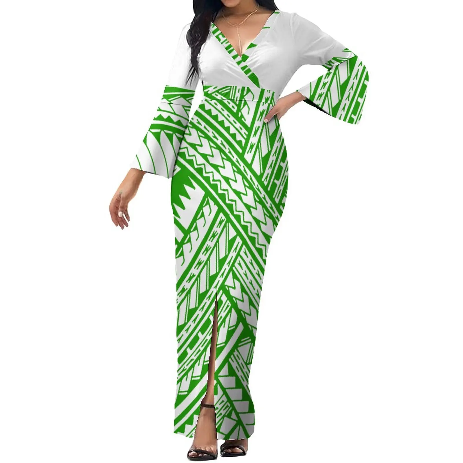 Summer-Women-s-Dress-Polynesian-Custom-Vintage-Art-Elegant-Temperament ...