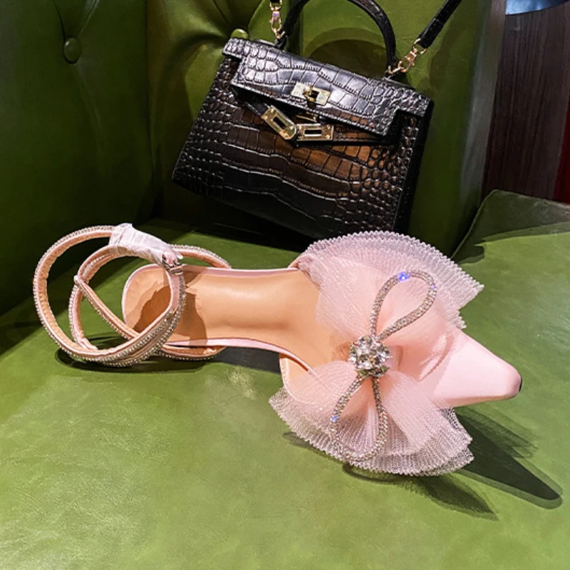 Sandals Rhinestones Pearls | Heels Pearls Rhinestones | Shoes Diamonds ...