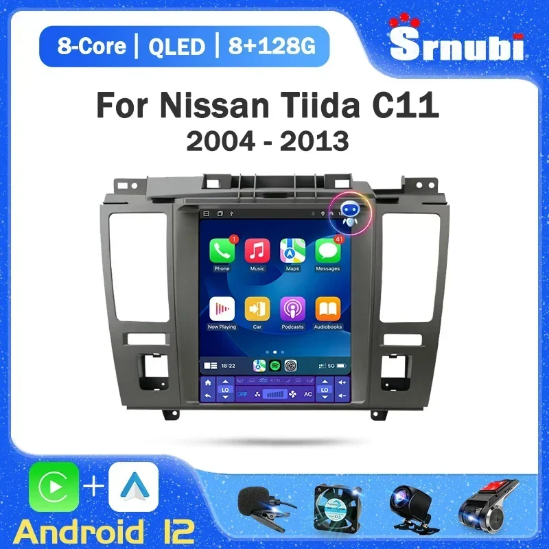 2-Din-9-7-Android-12-Car-Radio-for-Nissan-Tiida-C11-2004-2013 ...
