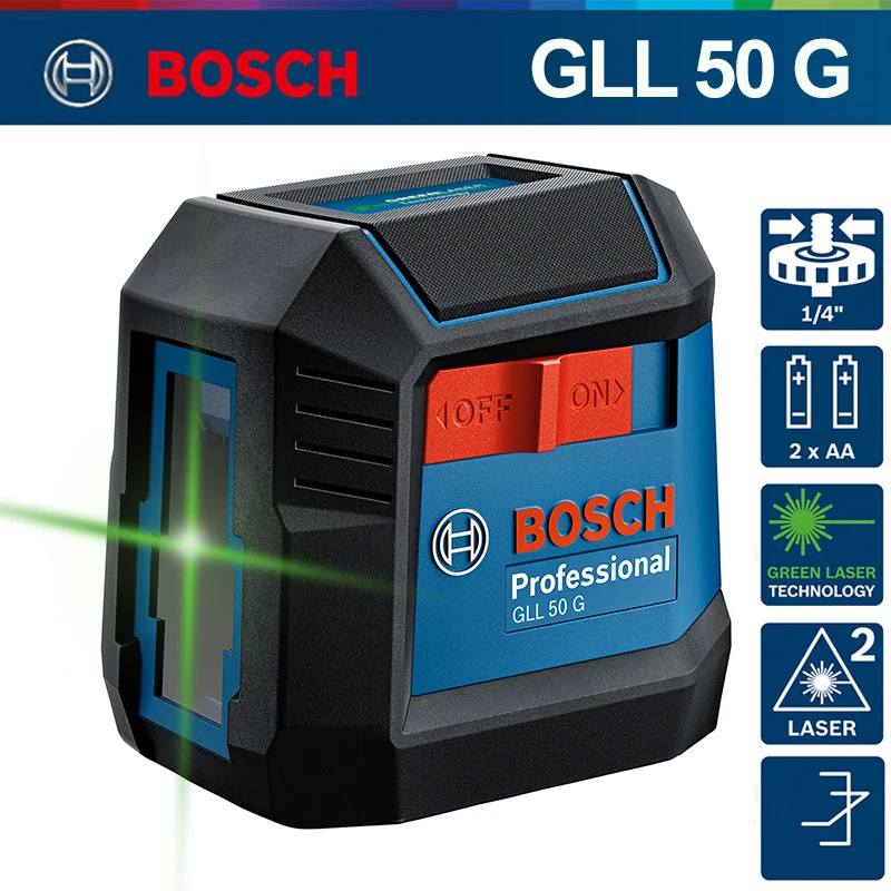Bosch-Laser-Level-GLL-50-G-Green-2-Lines-Level-15M-Self-leveling ...