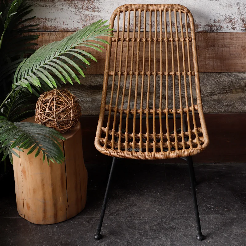 Nordic-Rattan-Chair-Creative-Dining-Chairs-for-Dining-Room-Furniture ...