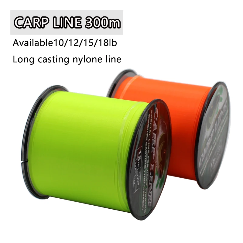 300m-Carp-Fishing-Rod-Naked-Line-Monofilament-Nylon-Main-Line-In ...