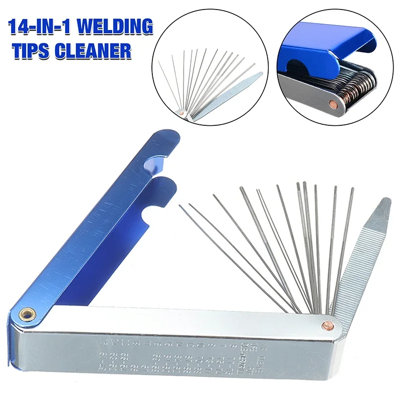 14-in-1-Stainless-Steel-Welding-Torch-Nozzle-Tip-Cleaner-Welding-Tip ...