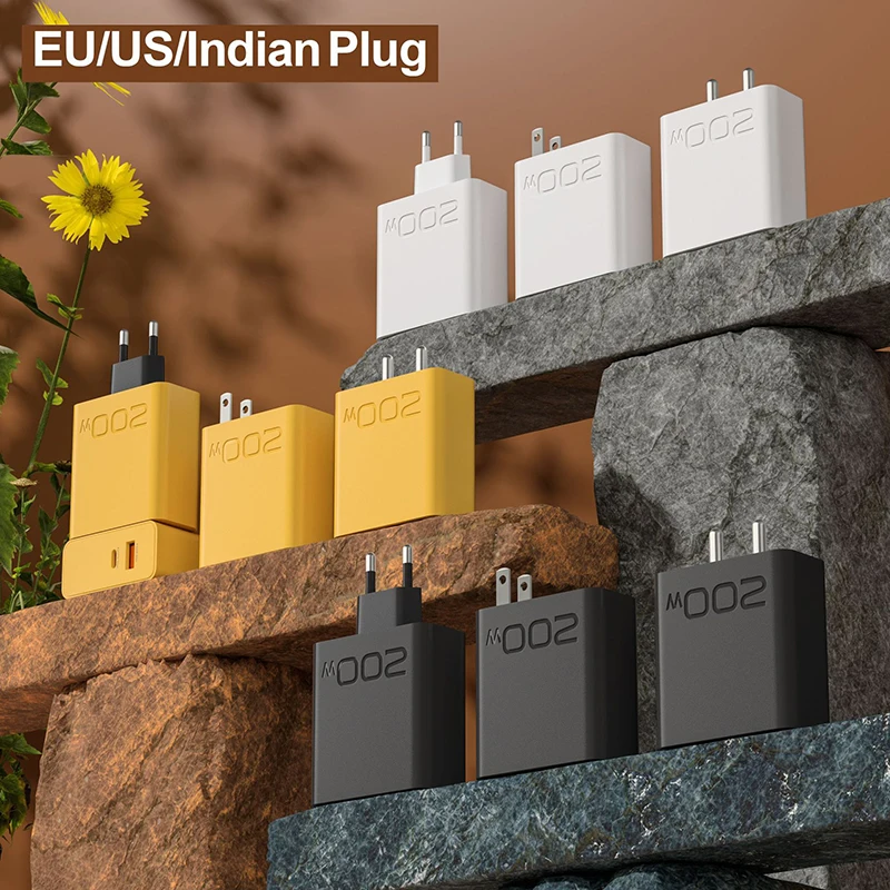 200W Super Fast Charging PD+USB Fast Charger for Apple Huawei Xiaomi ...