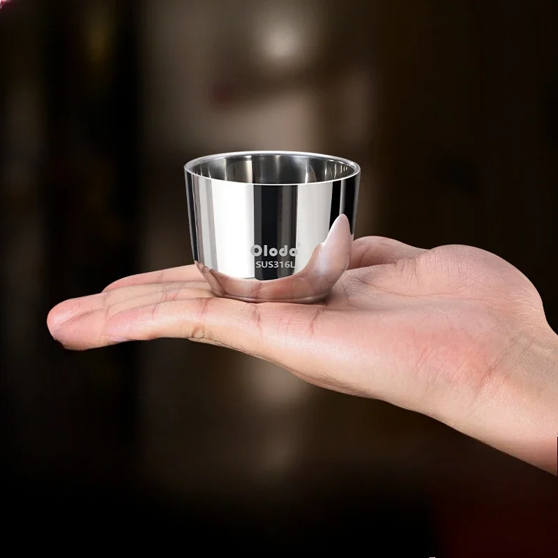 316 Stainless Steel Wine Cup Household Liquor Special High Appearance ...