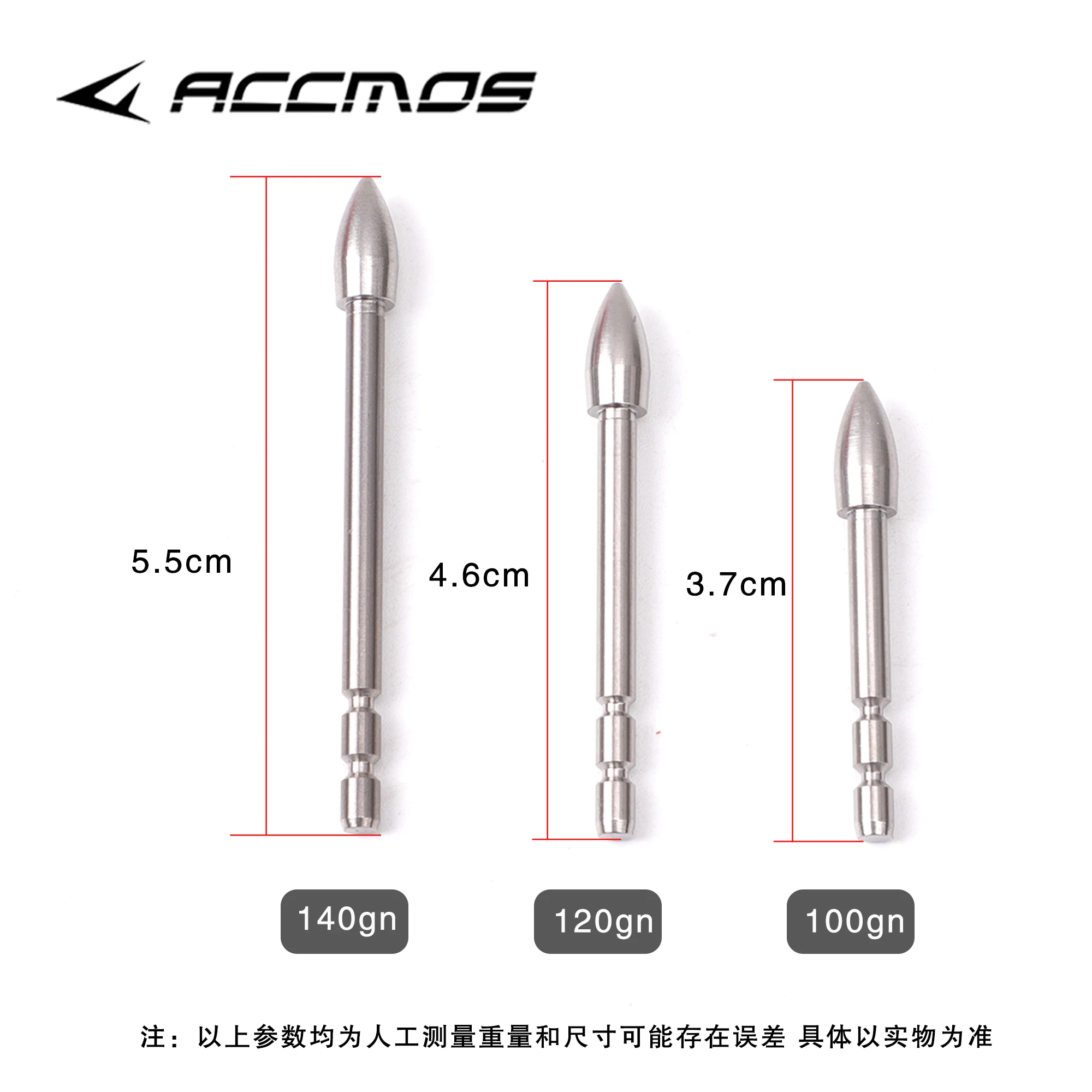 3-6pcs-Tungsten-steel-Glue-in-Arrow-Head-100-120-140grains-Archery ...