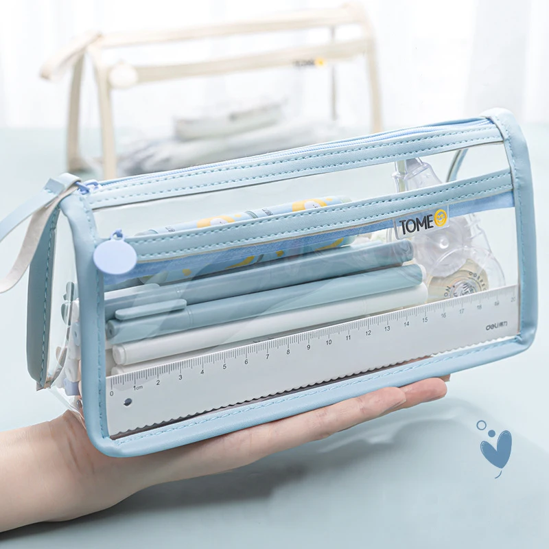 Transparent Pencil Cases Girls | Transparent School Kawaii Case - Cute ...