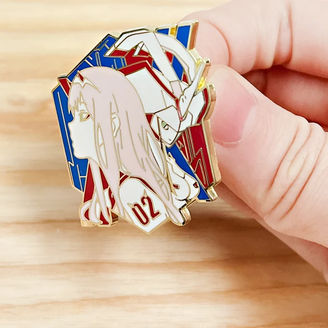 Zero Two Darling In The Franxx Collectible Pin Zero Two Enamel Pin - 2. ...