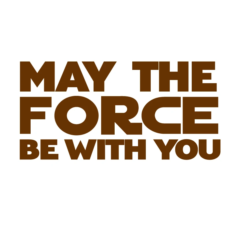 May The Force Be With You Logo