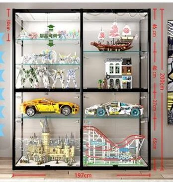Lego Display Cabinet Gift Toy Shelf Dustproof Household Transparent ...