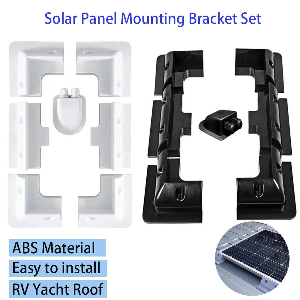 Solar-Panel-Solar-Panel-Mounting-Bracket-Kits-RV-Top-Roof-ABS-Fixing ...